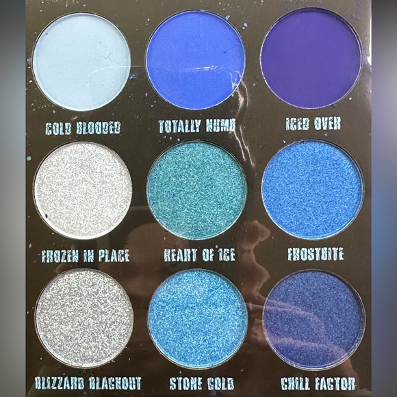 BH Cosmetics | Makeup | Subzero 9 Color Palette Shock Poison Cold As ...